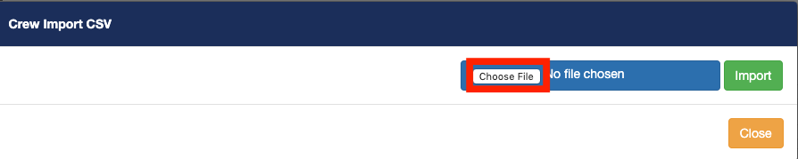 Import crew and crew members – Pago